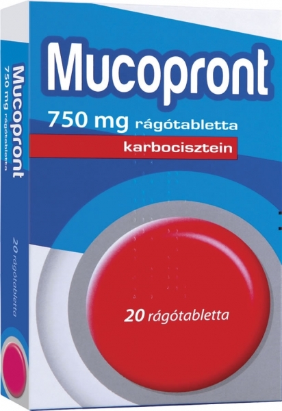 Mucopront 750mg rágótabletta 20x (Pectodrill) - Arany Kígyó Patika ...