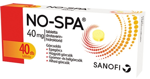 No-Spa 40mg tabletta 40x - Arany Kígyó Patika - Kertvarosipatika.hu ...