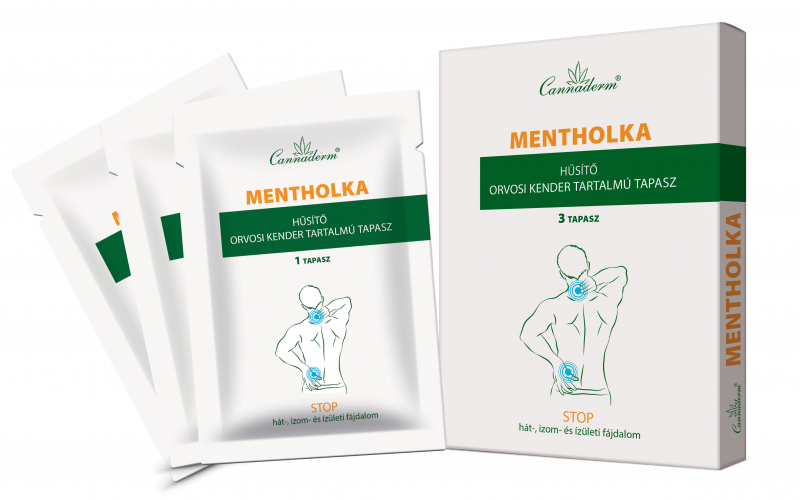 Cannaderm Mentholka hűsítő orvosi kender tartalmú tapasz - Arany Kígyó ...